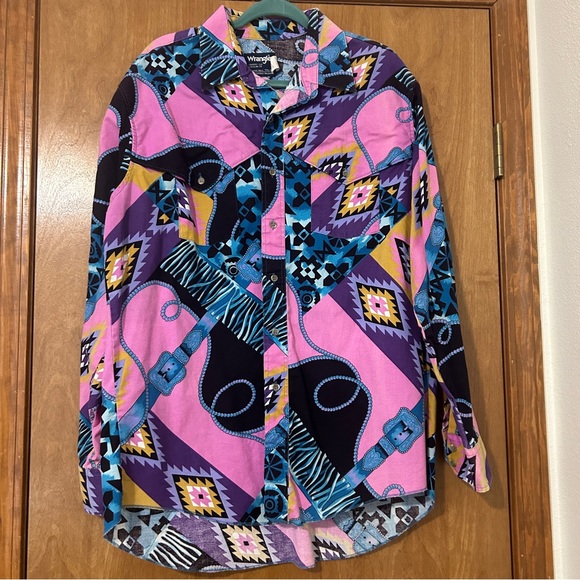 Wrangler | Shirts | Vtg Wrangler Brushpopper | Poshmark